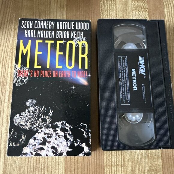 Media | Meteor Vhs 1979 1993 Sean Connery Natalie Wood Karl Malden ...